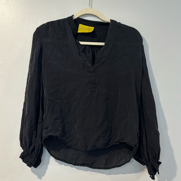 Aaron Ashe | Tops | Aaron Ashe Silk Blouse | Poshmark